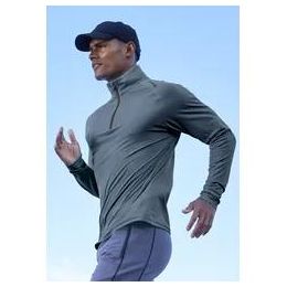 Funktionsshirt AUTHENTIC LE JOGGER, Herren, Gr. XL (56/58), petrol, Trikot, Obermaterial: 88% Polyester, 12% Elasthan, unifarben, figurbetont h&uuml;ftlang, ohne Ausschnitt, Raglan&auml;rmel normaler Saum, Shirts Funktionsshirt, mit Stehkragen und Rei&szlig;verschluss
