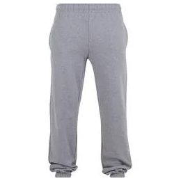 Jogginghose Urban Classics "Urban Classics Basic Loose Sweatpants", Herren, Gr. XL, US-Gr&ouml;&szlig;en, erdgrau, 80% Baumwolle, 20% Polyester, unifarben, loose fit, Hosen Jogginghose