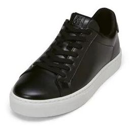 Marc O'Polo Sneaker MARC O'POLO "aus edlem Rindnappaleder", Herren, Gr. 46, schwarz, Obermaterial: 100% Leder (Rind), Schuhe Sneaker