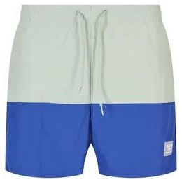Badeshorts Karl Kani "Karl Kani Herren", Herren, Gr. L, US-Gr&ouml;&szlig;en, mint, blau, 100% Polyimid, Badehosen Badeshorts