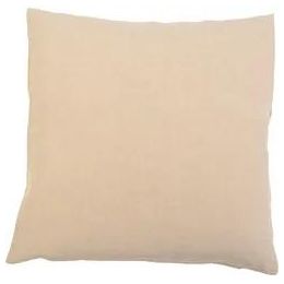 G&ouml;zze Dekokissen G&Ouml;ZZE "Milano", beige (creme, unifarben), B:40cm L:40cm, Polyester, Dekokissen_Sitzkissen_Kissenh&uuml;llen, mit Rei&szlig;verschluss, Kissenh&uuml;le ohne F&uuml;llung, 2 St&uuml;ck