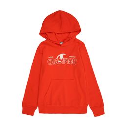 Champion Authentic Athletic Apparel Sweatshirt Jungen Gr&ouml;&szlig;e 116 neonrot / wei&szlig;