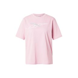 Reebok Funktionsshirt 'BRIELLE' Damen Gr&ouml;&szlig;e XL rosa / silber / wei&szlig;