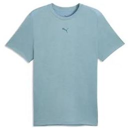 Trainingsshirt Puma "CLOUDSPUN T-Shirt Herren", Herren, Gr. M, baltic sea blau heather, Obermaterial: 6% Elasthan, 94% Polyester, regular fit, Rundhals, Shirts