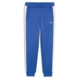 Sporthose Puma "T7 ALWAYS ON Trainingshose Herren", Herren, Gr. L, Normalgr&ouml;&szlig;en, mountain blau, Obermaterial: 67% Polyester, 33% Baumwolle. Rippe: 93% Polyester, 7% Elasthan. Seitentasche &ndash; Oben: 100% Baumwolle. Seitentasche &ndash; Unten: 67% Polyester, 33% Baumwolle, unifarben, regular fit, Hosen Sporthose