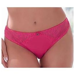 String s.Oliver "Sophie", Damen, Gr. 40/42, pink, Spitze, Obermaterial: 88% Polyamid, 12% Elasthan, Unterhosen String, mit feiner Spitze