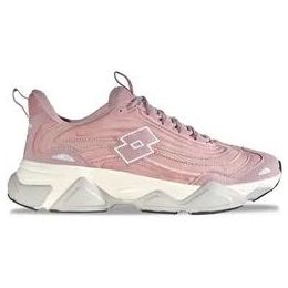 Sneaker Lotto, Herren, Gr. 42, dunkelrose, rose, Kunstfaser, Synthetik, Schuhe Sneaker, - im angesagten 90er Jahre Look