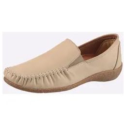 Slipper Loretta, Damen, Gr. 39, sand, Glattleder, Schuhe Slipper