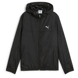 Windbreaker Puma "Essentials Regular Windjacke Jugendliche", M&auml;dchen, Gr. 116, schwarz, Obermaterial: 100% Polyester; Taschenfutter: 100% Polyester, Jacken Windbreaker