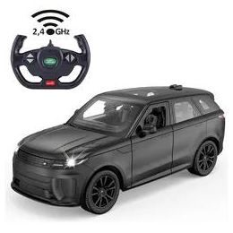 RC-Auto Jamara "Range Rover Sport SV 2,4GHz", schwarz, Fernlenkfahrzeuge, KinderB:15,2cm H:12,6cm T:34,3cm, Kunststoff, LED-Licht; Ma&szlig;stab 1:14, B:15,2cm H:12,6cm T:34,3cm