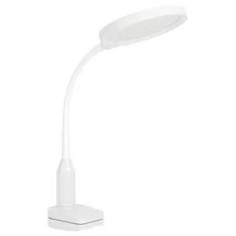 Eglo Klemmleuchte "LAURO Klemmlicht - Kunststoff - LED - 1X5,5W - IP20", wei&szlig;, 1, H: 37,5cm, 1 Stk., Leuchten, Klemmlampe, Schreibtischlampe, Leselampe, L26,5 x B14 x H37,5 cm, Klemmleuchte