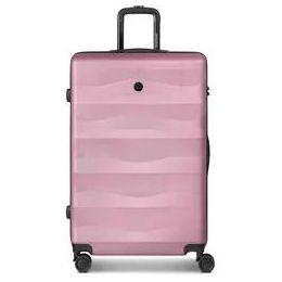 Trolley SMARTBOX "Edition 03 4 Rollen Trolley 75 cm", Gr. 99 l, pink, ABS, Koffer