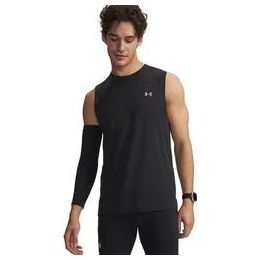Lauftop Under Armour "UA VELOCITI TANK", Herren, Gr. L, schwarz,, reflective, Obermaterial: 100% Polyester, Tops, sportliche Schnittform, f&uuml;r Lauftraining und sportliche Aktivit&auml;ten