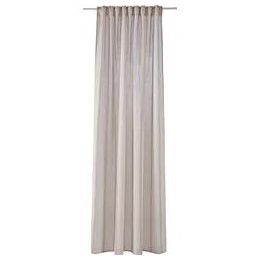 Gardine "Zayla", creme, B:135cm H:175cm, Polyester, LeGer Home by Lena Gercke, Gardinen, Gardine, Leinenoptik, Vielseitiges Multifunktionsband, Verschiedene L&auml;ngen