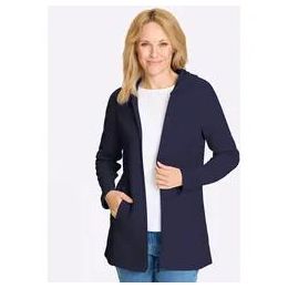 Fleecejacke Classic Basics, Damen, Gr. 48, marine, 100% Polyester, unifarben, Jacken Fleecejacke