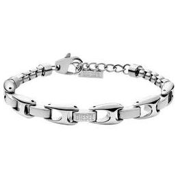 Armband Diesel "Schmuck Geschenk Edelstahl Armschmuck METAMORPH", edelstahlfarben, Armb&auml;nder, Damen, 21cm, Edelstahl, Armband