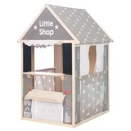 Spielhaus Roba "Little Stars", grau, Spielh&auml;user, KinderB:83cm H:128cm T:95cm, Spielhaus, mit vier verschiedenen Spielseiten, B:83cm H:128cm T:95cm
