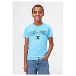 T-Shirt Champion "Graphic T-Shirt", Jungen, Gr. XL (164/170), blts, Obermaterial: 100% Baumwolle, normal, Rundhals, Shirts T-Shirt, f&uuml;r Kinder, sportlicher Stil, Kurzarm, f&uuml;r sportliche Aktivit&auml;ten