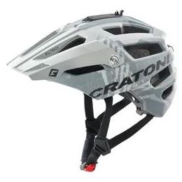 Fahrradhelm Cratoni "AllTrack" Gr. 54, grau (grau matt), Helme, 54/57 Kopfumfang: 54cm - 57cm, matt
