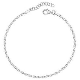 Armband Celesta, wei&szlig;, Armb&auml;nder, Damen, 17cm, Silber 925 (Sterlingsilber), glitzernd, Armband