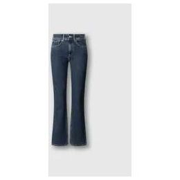 Bootcut-Jeans Pepe Jeans "BOOTCUT PIPER", Damen, Gr. 26, L&auml;nge 32, mid blau, Denim/Jeans, Obermaterial: 99% Baumwolle, 1% Elasthan, bootcut fit lang, Jeans, Mid Waist