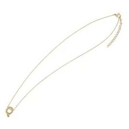 Adelia&acute;s Kette ohne Anh&auml;nger ADELIA ́S "Damen Halskette &ndash; Buchstabe N aus Edelstahl 45+5", gold, Halsketten, Damen, 50cm, Edelstahl, Ideal als Geschenk zum Jubil&auml;um