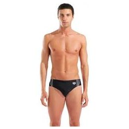 Badehose arena "M arena SWIM BRIEFS", Herren, Gr. 6L, N-Gr, schwarz, sage, Obermaterial: 80% Polyamid, 20% Elasthan, Badehosen Badehose