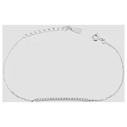 Adelia&acute;s Armband ADELIA ́S "Damen Armband aus 925 Silber mit Zirkonia 16+3 cm", silber, Armb&auml;nder, Damen, 19cm, Silber 925 (Sterlingsilber), Armband, Ideal zum Verschenken &ndash; schlicht und stilvoll