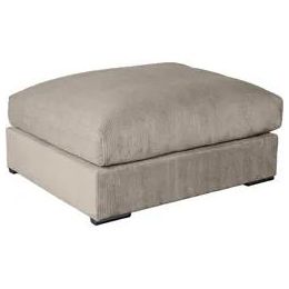 Polsterhocker Home Affaire "Casa XL, B: 101 cm", taupe, B:101cm H:52cm T:97cm, 100% Polyester, Hocker, Polsterhocker, Mega-Hocker, in Cord oder Chenille-Struktur, Federkern