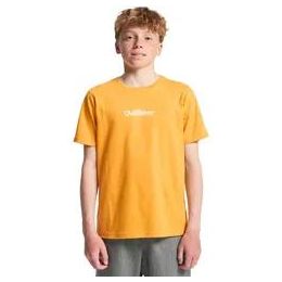 T-Shirt Quiksilver "Fineline", Jungen, Gr. 8, mineral gelb, Obermaterial: 70% Walkfrottier, 30% Walkfrottier;, Shirts T-Shirt