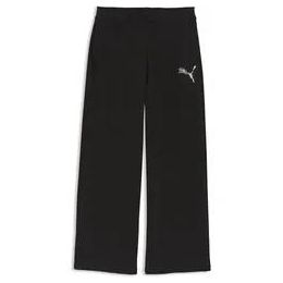 Sporthose Puma "Essentials Graphics Bedazzled Slouchy Hose Damen", Herren, Gr. L, Normalgr&ouml;&szlig;en, schwarz, Obermaterial: 68% Baumwolle, 32% Polyester. Taschenfutter: 100% Baumwolle, oversize, Hosen Sporthose