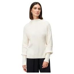 Strickpullover Zero "Damen mit Pailletten", Damen, Gr. 42, creamwei&szlig;, Strick, Obermaterial: 1% Polyester, 24% Polyacryl, 75% Baumwolle, unifarben, figurumspielend normal, weit B&uuml;ndchen krempelbar, Pullover Strickpullover, Pailletten