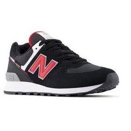 Sneaker New Balance "574", Damen, Gr. 37, schwarzer nb navy, Leder, Synthetik, Textil, Schuhe Sneaker