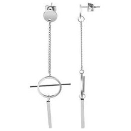 Adelia&acute;s Paar Ohrh&auml;nger ADELIA ́S "Damen Ohrringe &ndash; Ohrstecker aus Edelstahl", Damen, Gr. Damen, Edelstahl, silber, Ohrringe, Perfekt als Geschenk zum einen besonderen Tag