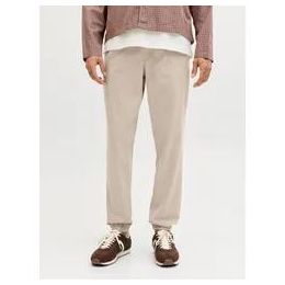 Jack & Jones Schlupfhose JACK & JONES "JPSTGORDON DYLAN JOGGER", Herren, Gr. M, N-Gr, string, Web, Obermaterial: 98% Baumwolle, 2% Elasthan, unifarben, regular fit lang, Hosen Schlupfhose, Baumwollmischung, regular fit