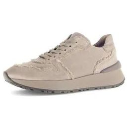 Sneaker Gabor "Sneaker low", Herren, Gr. 39, beige, Schuhe Sneaker