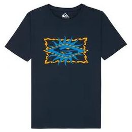 T-Shirt Quiksilver "Starfish Stamp", Jungen, Gr. 8, schwarz navy, Obermaterial: 70% Walkfrottier, 30% Walkfrottier;, Shirts T-Shirt