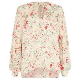 Lily & Lionel Hemdbluse LILY AND LIONEL "Rosetti Billowy Sleeves Floral Print Blouse Damen", Damen, Gr. 42, multi, 63% Viskose, 37% Lyocell, Blusen Hemdbluse