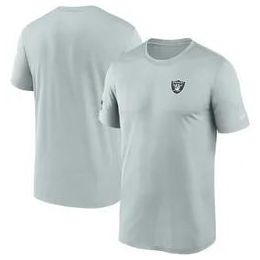 T-Shirt Nike "Nike T-Shirt Las Vegas Raiders Nike Small Logo", Damen, Gr. XL, grau, 100% Polyester, Shirts T-Shirt
