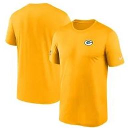 T-Shirt Nike "Nike T-Shirt Green Bay Packers Nike Small Logo", Damen, Gr. S, gelb, 100% Polyester, Shirts T-Shirt