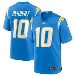 Footballtrikot Nike "Nike Trikot Los Angeles Chargers NFL Home Jersey Herbert 10", Damen, Gr. XL, blau (mehrfarbig), 100% Polyester, Trikots