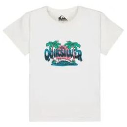T-Shirt Quiksilver "Ev Palm Horizon", Jungen, Gr. 6(115-120cm), wei&szlig;, Obermaterial: 70% Walkfrottier, 30% Walkfrottier;, Shirts T-Shirt