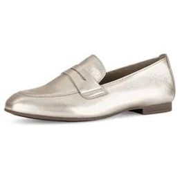 Slipper Gabor "Slipper", Damen, Gr. 42, gold, Schuhe Slipper
