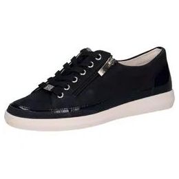 Sneaker Caprice "Caprice Sneaker Leder", Damen, Gr. 40, ozean, Leder, Schuhe Sneaker