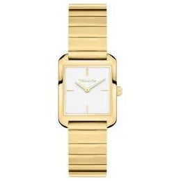 Quarzuhr Tamaris "The Square Retro Strap", goldfarben, Armbanduhren, Damen, Quarzuhr, Armbanduhr, Damenuhr, Edelstahlarmband, analog