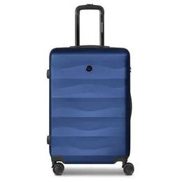 Trolley SMARTBOX "Edition 03 4 Rollen Trolley 65 cm", Gr. 68 l, dunkelblau, ABS, Koffer