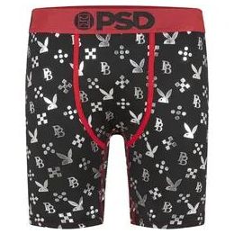 Boxershorts PSD "PSD PB MONOGRAM", Damen, Gr. L, 1 Stk., multi color, 95% Baumwolle, 5% Elasthan, Unterhosen