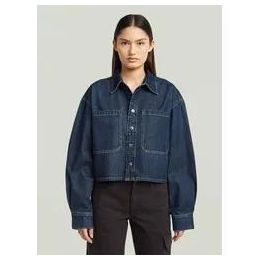 G-Star Raw Langarmshirt G-STAR "Boxy 2-Pocket Overshirt", Damen, Gr. XL, worn in eclipse, Obermaterial: 100% Baumwolle, Shirts Langarmshirt