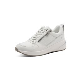Tamaris Sneaker Damen Gr&ouml;&szlig;e 42 silbergrau / wei&szlig;