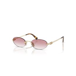 Miu Miu Sonnenbrille 'Miu Miu Occhiali da Sole MUA54S ZVN70O Oro/Rosa Sfumato Donna' Damen Gr&ouml;&szlig;e 51 gold